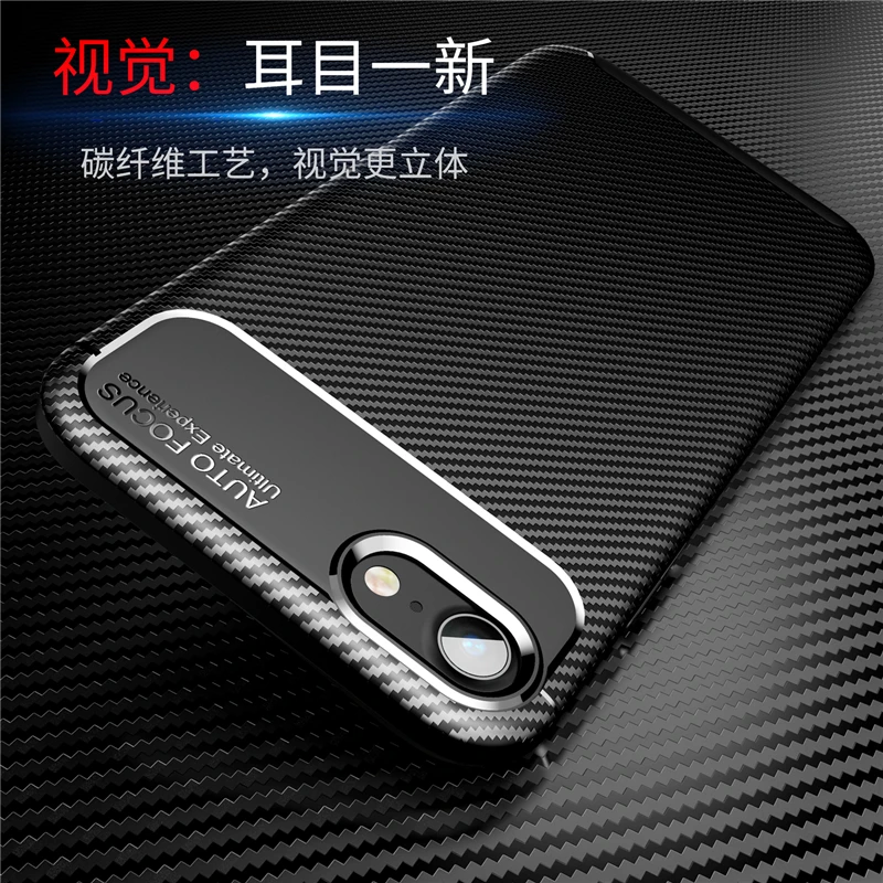For iPhone SE 2020 Case iPhonese 2020 Case Funda Fiber Rubber Silicone ...