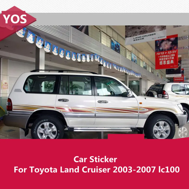 Pegatina-de-coche-para-Toyota-Land-Cruiser-2003-2007-lc100-decoraci-n ...