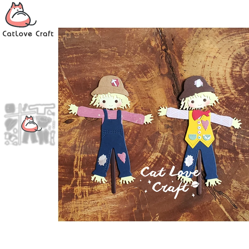 Catlove-Scarecrow-Metal-Cutting-Dies-Scrapbooking-Mold-Knife-Stencil ...