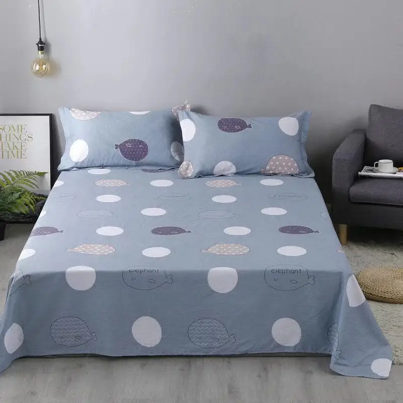 Drap Housse,Drap de lit Simple et élégant à fleurs, couverture de ...