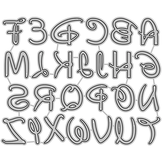 Fancy Bubble Letter Alphabet