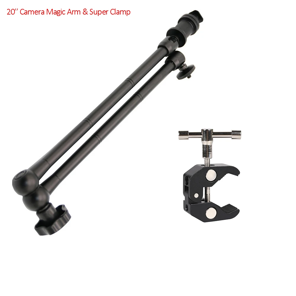 20'' Articulated Camera Magic Arm Super Clamp For Canon Nikon Sony ...
