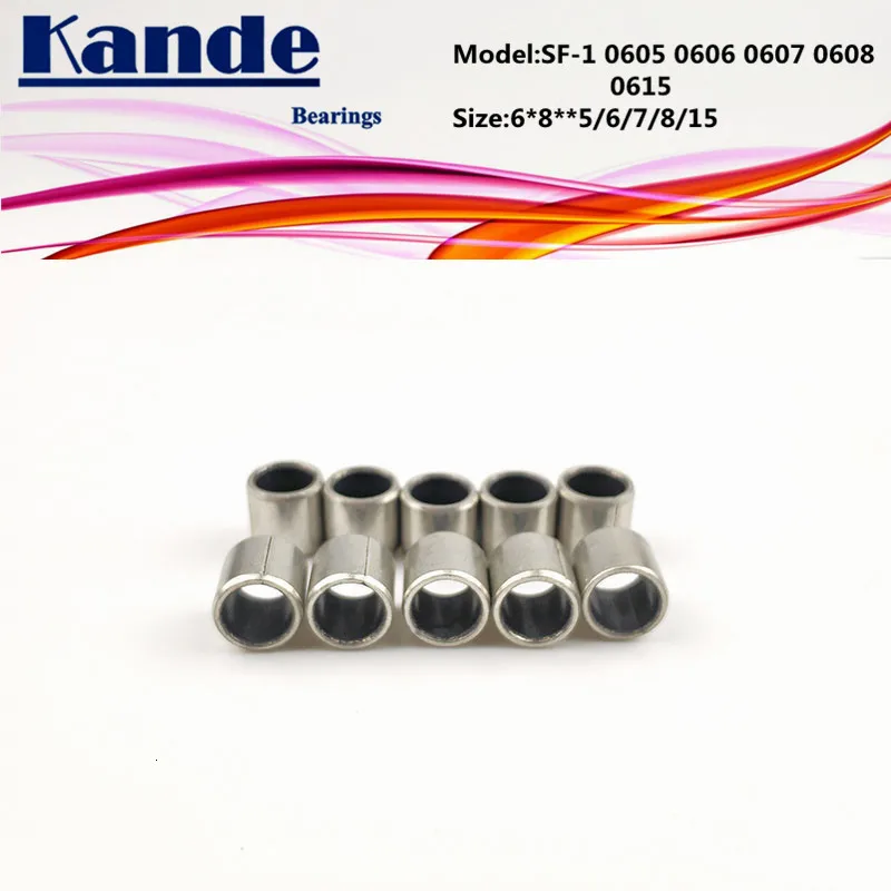 SF-1 0605 0606 0607 0608 0615 самосмазывающиеся композитный рукав Размеры 6*8*5, 6, 7, 8, 15 мм ...
