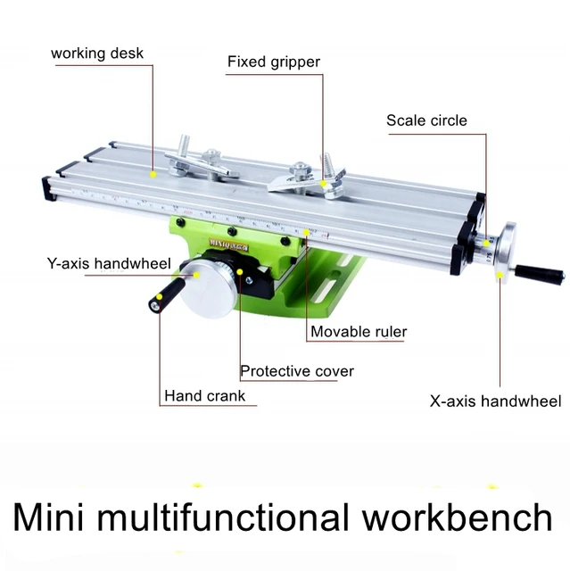 Workbench Bench drill Milling machine High-precision mini multi ...