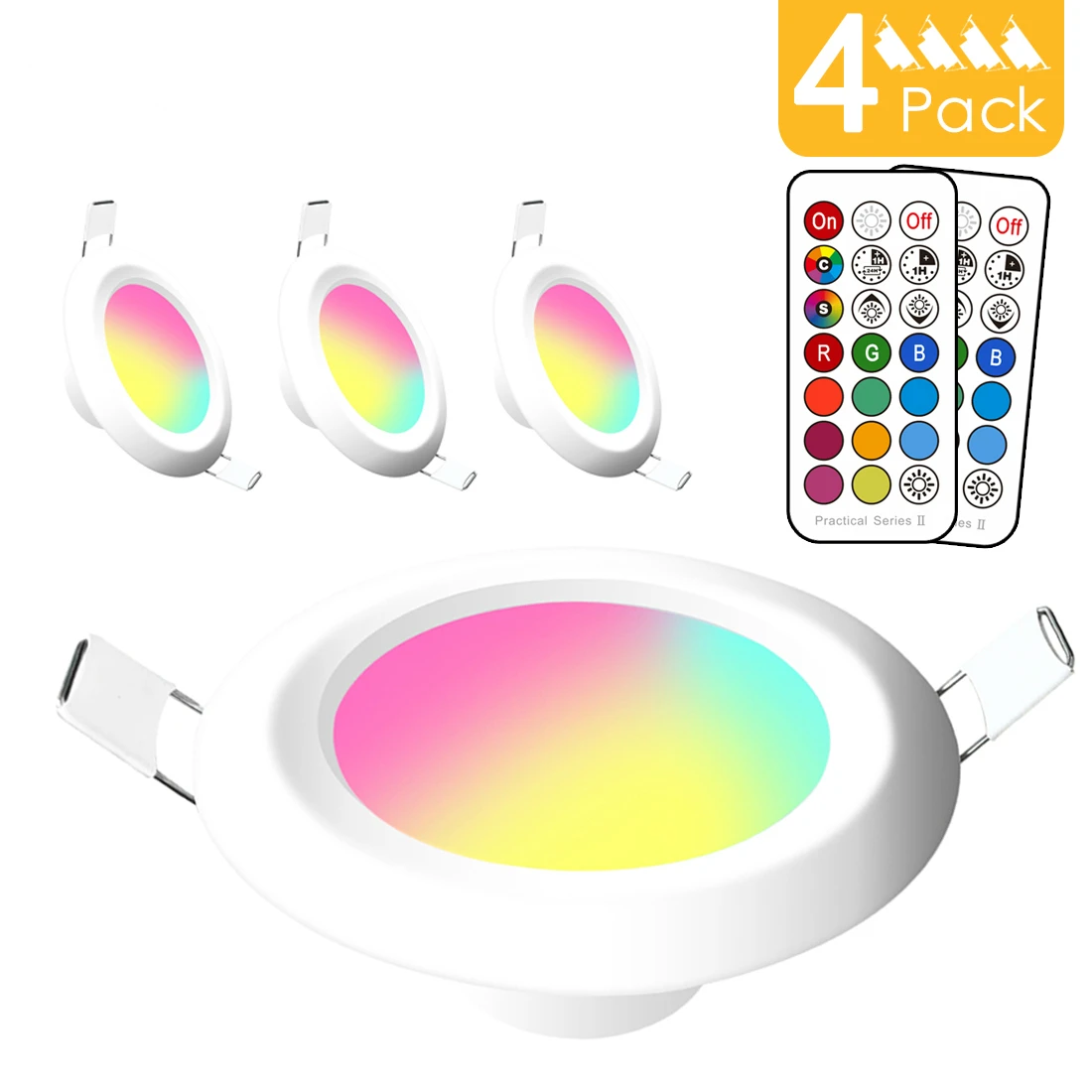Dimmable Led Spot Light 8w Round Downlight Rgb Recessed Spot Ceiling ...