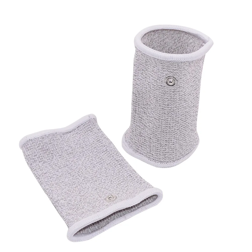 TENS wrist wraps Conductive massager Hand Garments Electrode Silver ...
