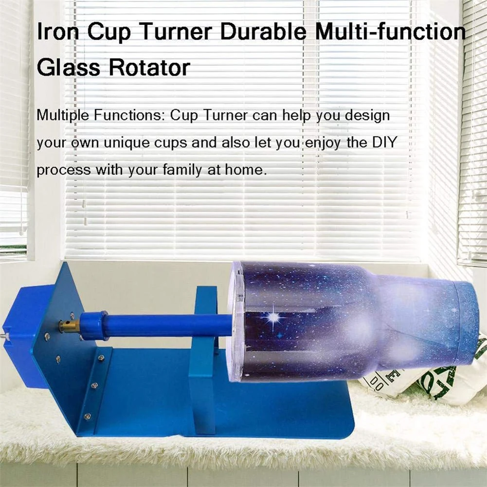 Original Diy Printing Tumbler Turner Cup Rotating Machine Metal Frame ...
