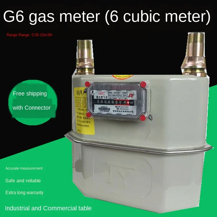 G6 medidor de gás do diafragma g10g16g25 gás industrial medidor de gás ...