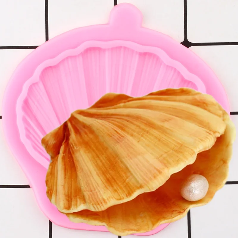 Clam Shell Silicone Molds Diy Party Cupcake Topper Fondant Cake ...