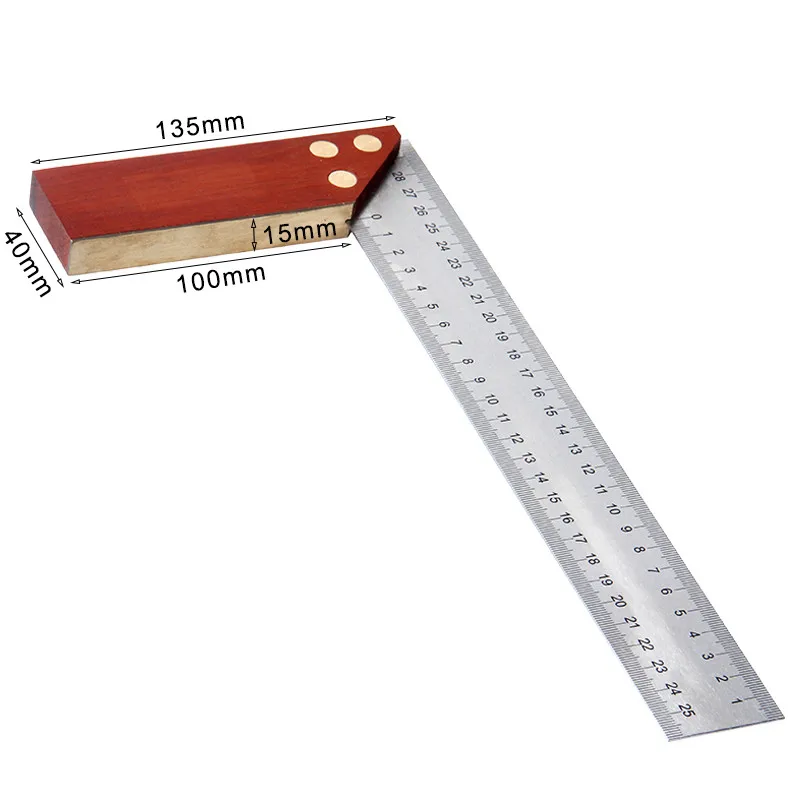 Cheap90 Degree Angle Ruler 300mm Stainless Steel Metric Marking Gauge ...