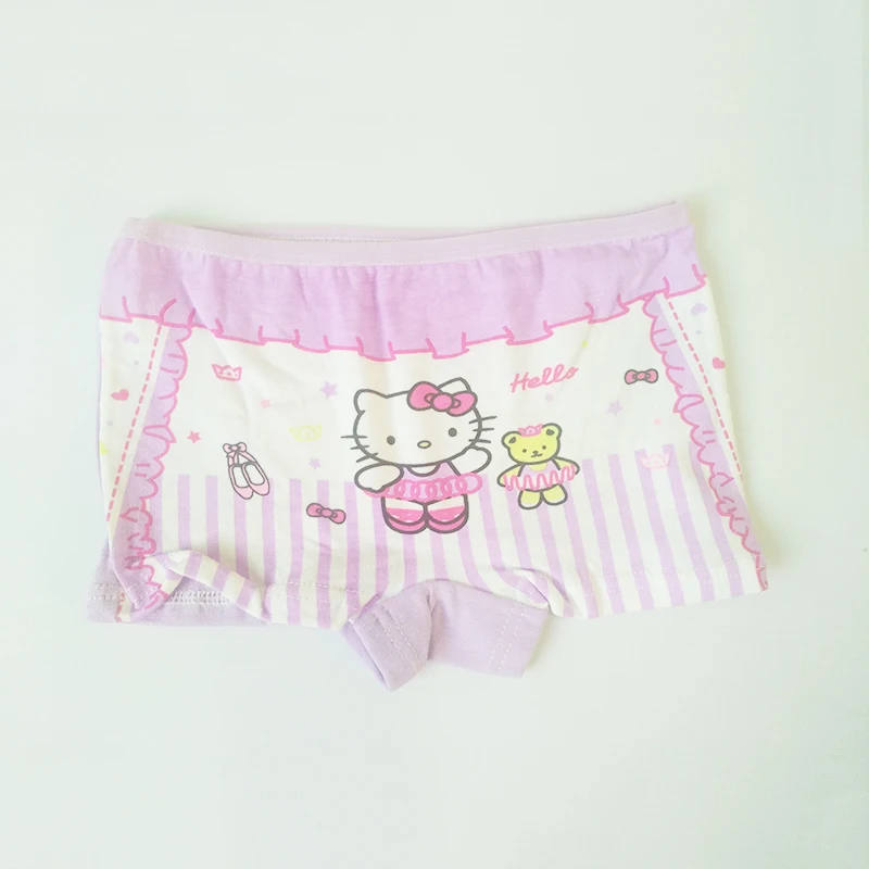 Нижнее белье для девочек с героями мультфильмов 1 шт Детские хлопковые трусы Короткие трусы