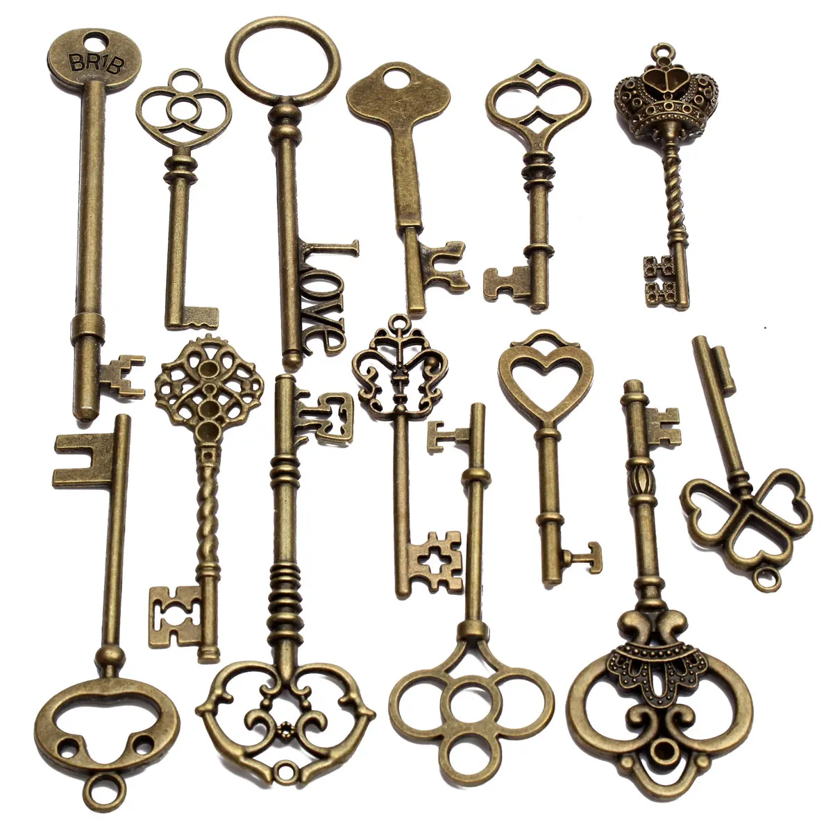 Skeleton Heart Key