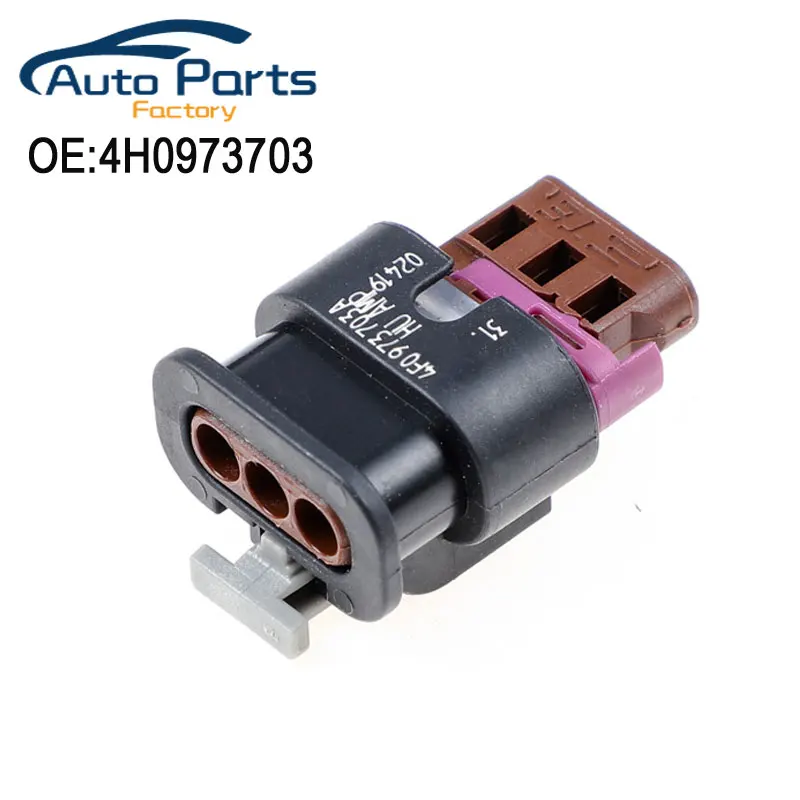 Nuevo enchufe impermeable de 3 pines para coche, carcasa de conector de ...