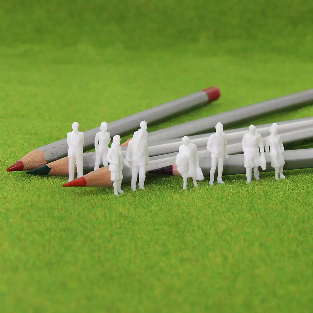 Model Building Kits - P8705b 100pcs 1 87 Unpainted Figures Scale Model ...