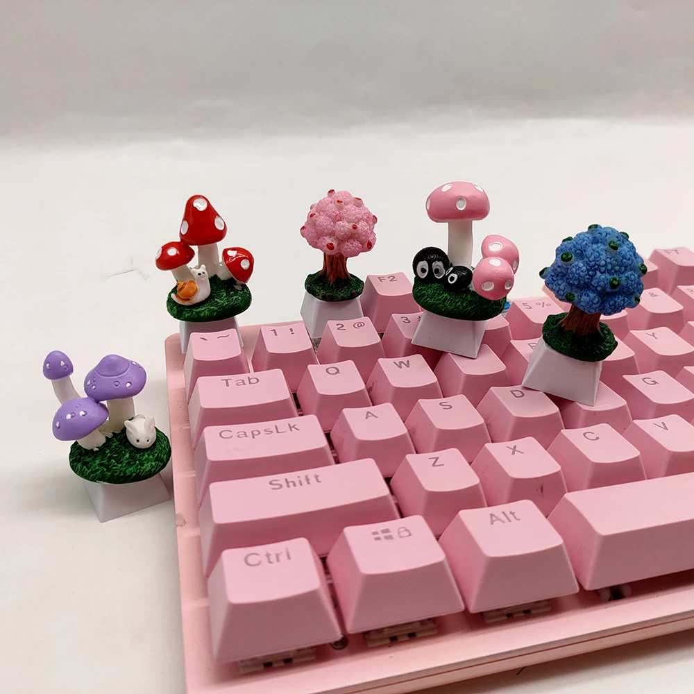 Mushroom-Model-Buttons-For-Mechanical-Gaming-Keyboard-Keycaps-For ...
