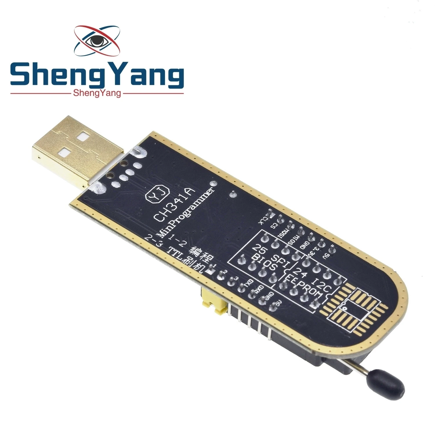 TZT USB программатор CH341A/CH341B для EEPROM 24/25 series | AliExpress
