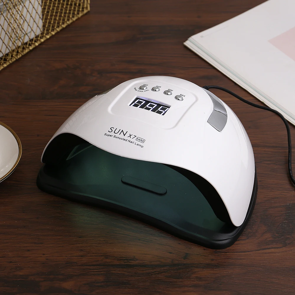 SUN X10 Max-Lampe sèche-ongles UV LED,pour vernis gel,manucure,écran LCD,45 perles,durcissement ...