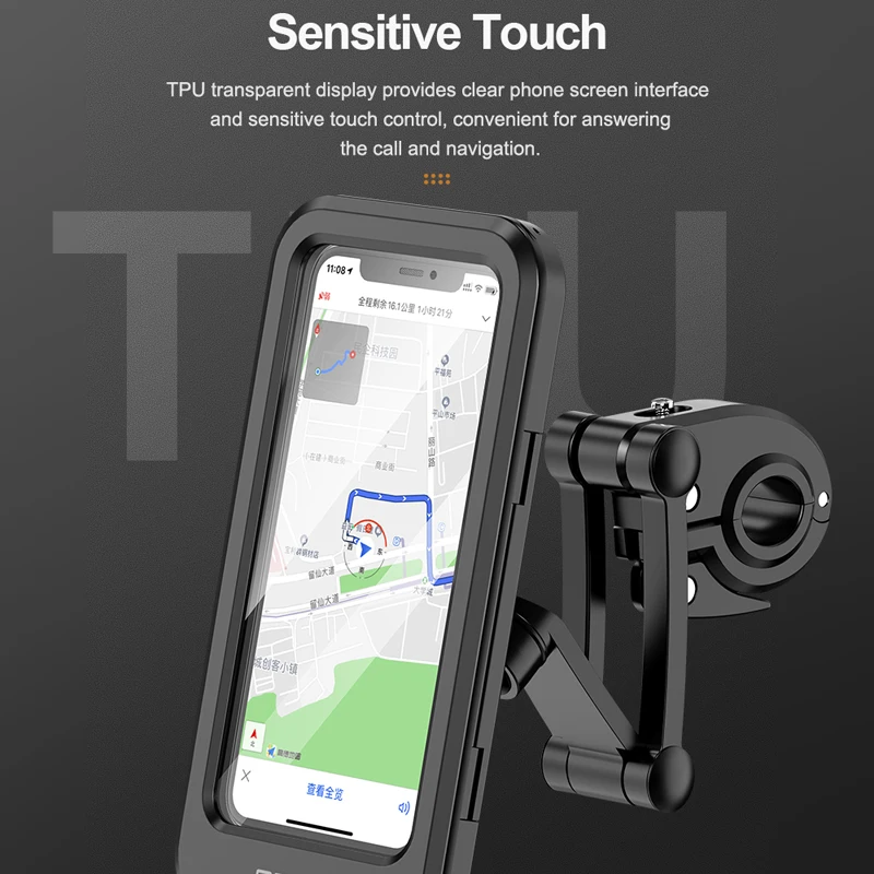 Rock Universal Retractable Bike Phone Mount - Gadgetoo.Com.bd