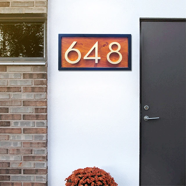 House Numbers Neutra