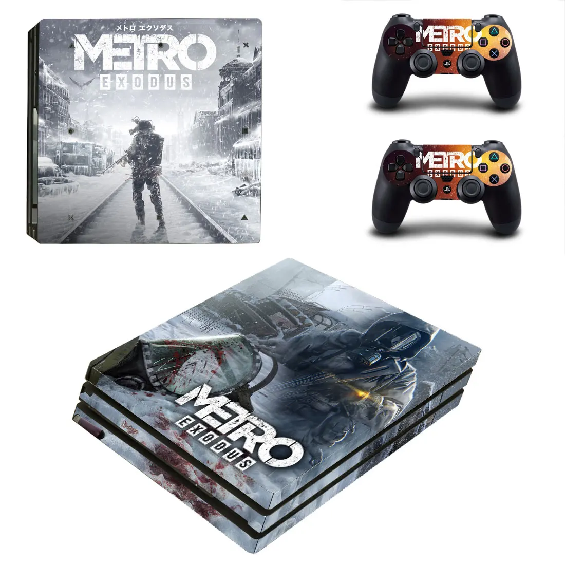 Metro Exodus Skin Sticker for PS4 Pro Console and Controllers ...