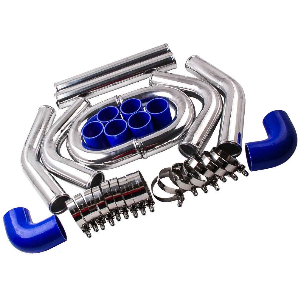 Top 2.5 inch 64mm Intercooler Piping pipe & T25 T28 GT2871 Turbo ...