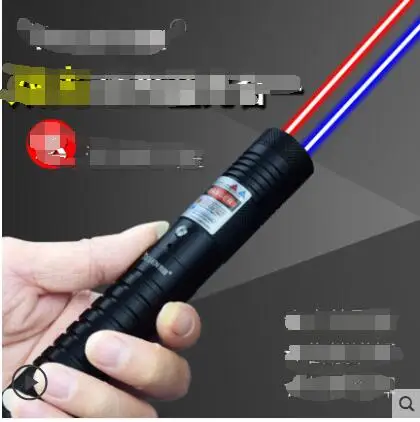 Longo-Alcance-Ca-a-Laser-Torch-poderoso-10000-m-Verde-Azul-Vermelho ...