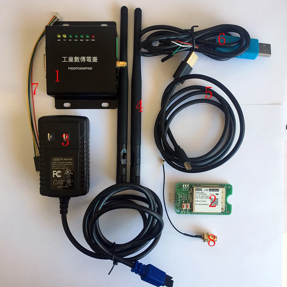 Microhard P900 Wireless Data Transmission Radio Kit Supports P-I-X-H-A ...