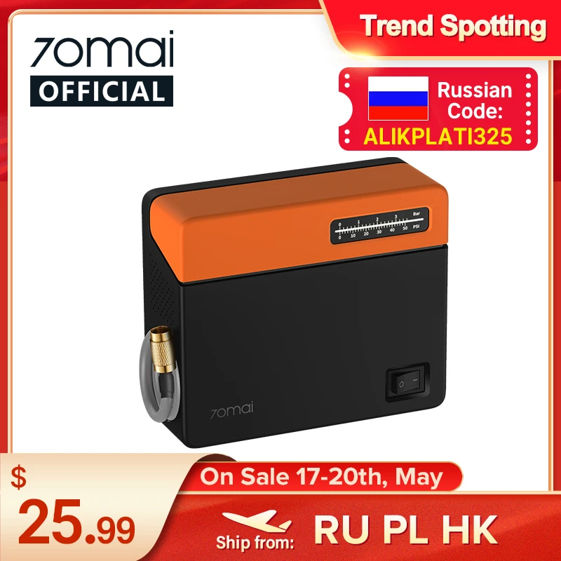 70mai Car Air Compressor Eco z Polski za $15.99 / ~59zł - LowcyChin.pl