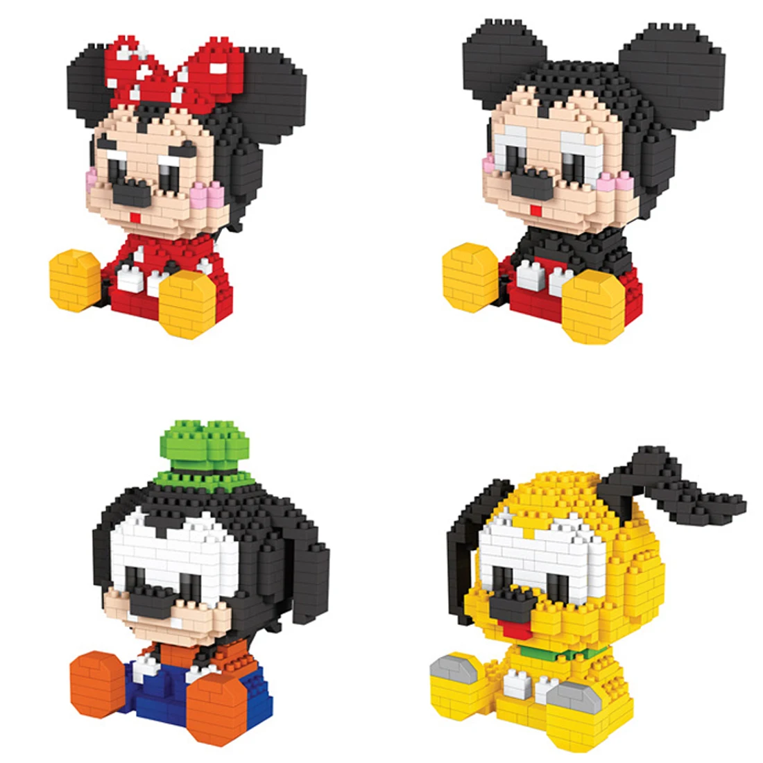 Toys Pretend Play Pluto dog mickey and minnie 2 disney blocks Toys ...