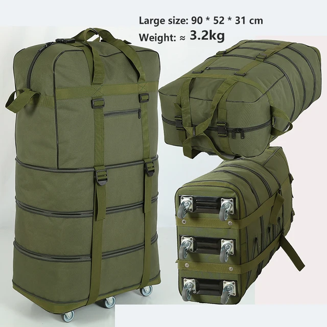Folding trolley case 158 aviation consignment bag with wheel travel bag ...