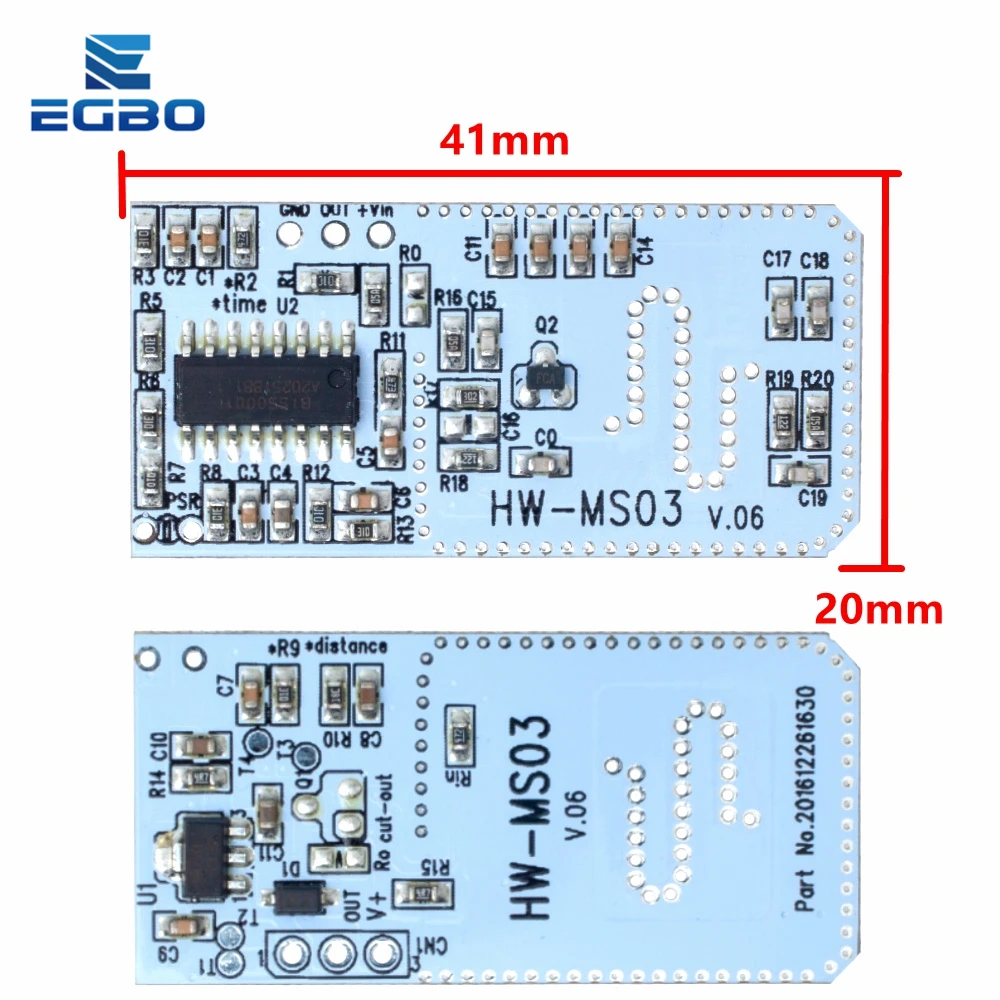 High Performance Motion Sensor Module Radar Motion Sensor Hw-ms03 2 ...