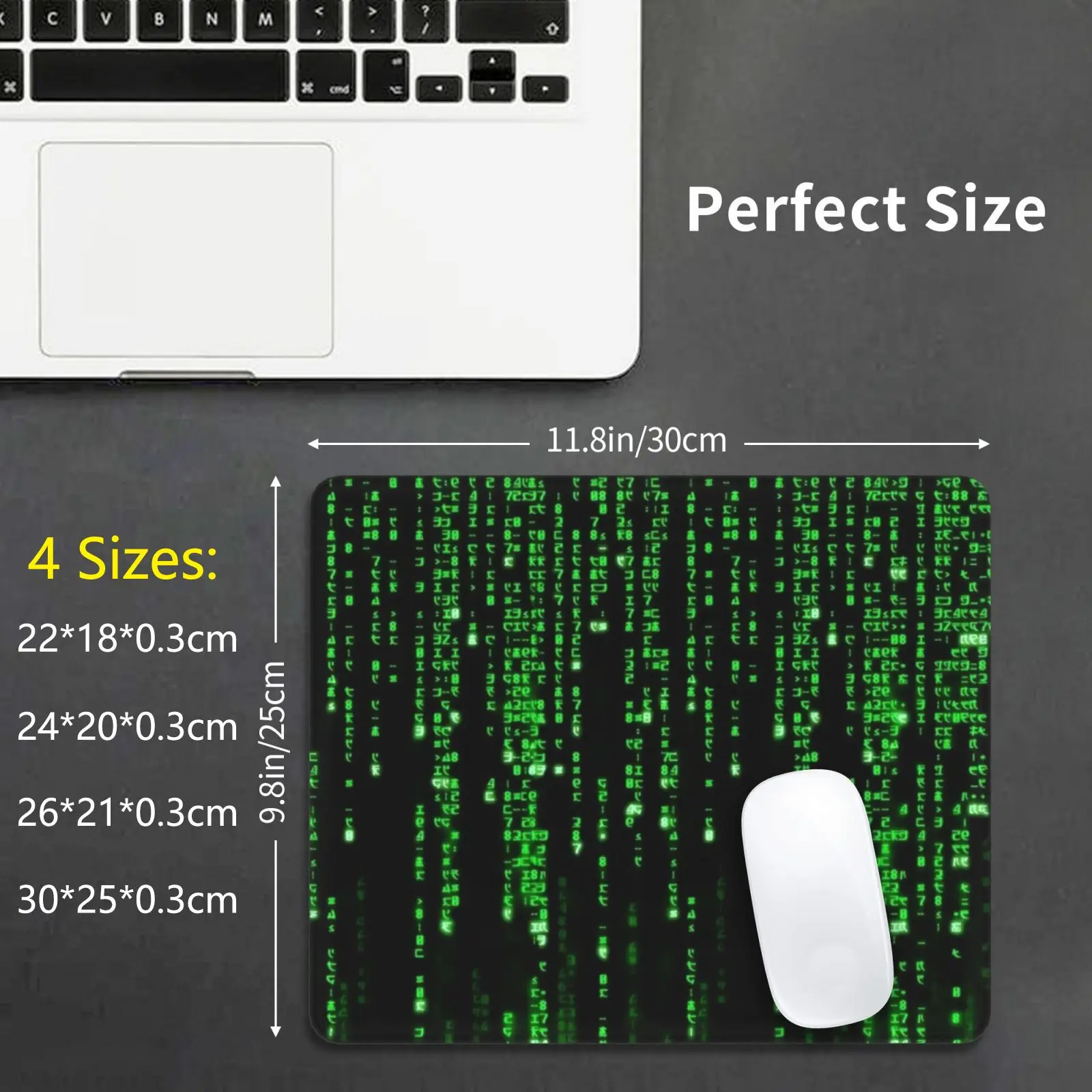 Código binario el programa Matrix Mouse Pad 2633 Matrix programador de código binario Hacker ...