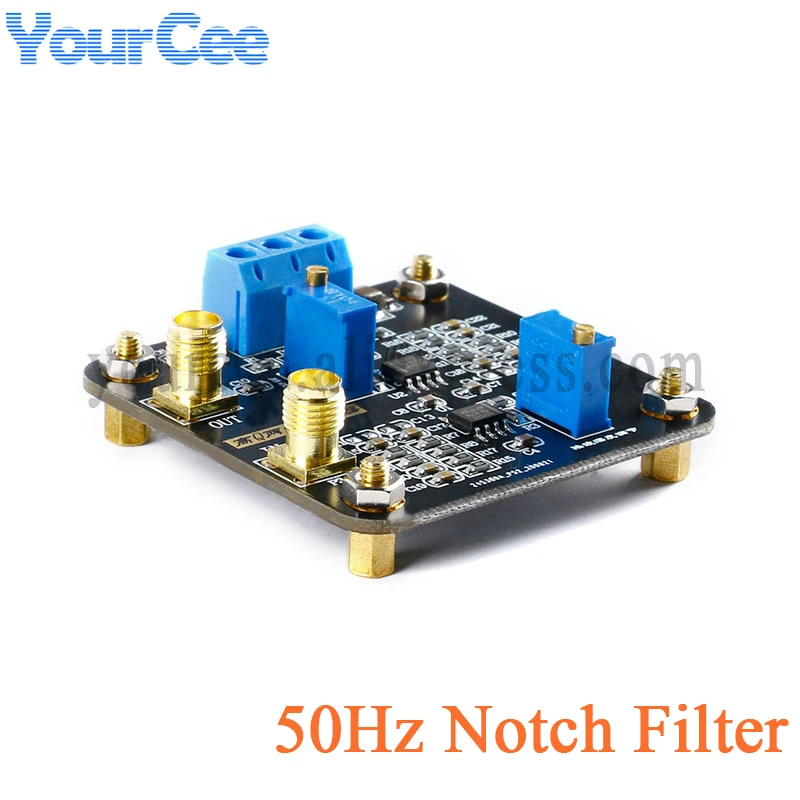 Filtro analógico ffilter de entalhe 50hz, módulo filtro de entalhe ...