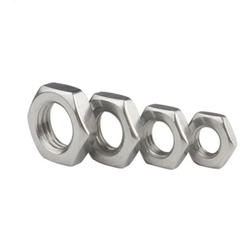 ECROU,M2.5 50PCS--Écrous hexagonaux fins en acier inoxydable 304, m2 m2 ...