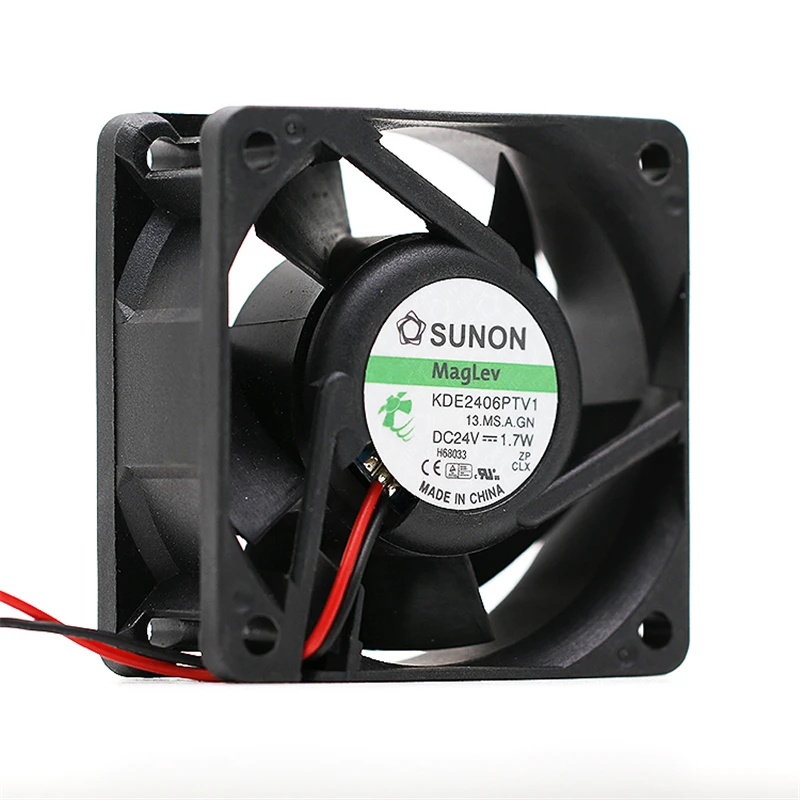 original KDE2406PTV1 6025 6CM 24V 1.7W two-wire inverter cooling fan ...