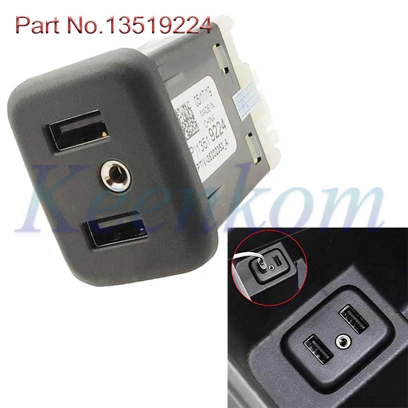 13519224 Dual Usb Port Interface Aux Jack Compatible For Apple Car Play ...