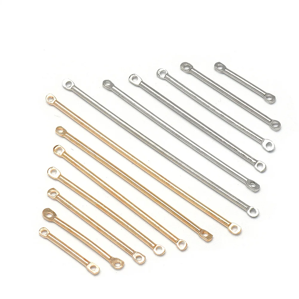 50Pcs-15-20-25-30-35-40-50mm-Metal-Bar-Links-Thin-Stick-Strip ...