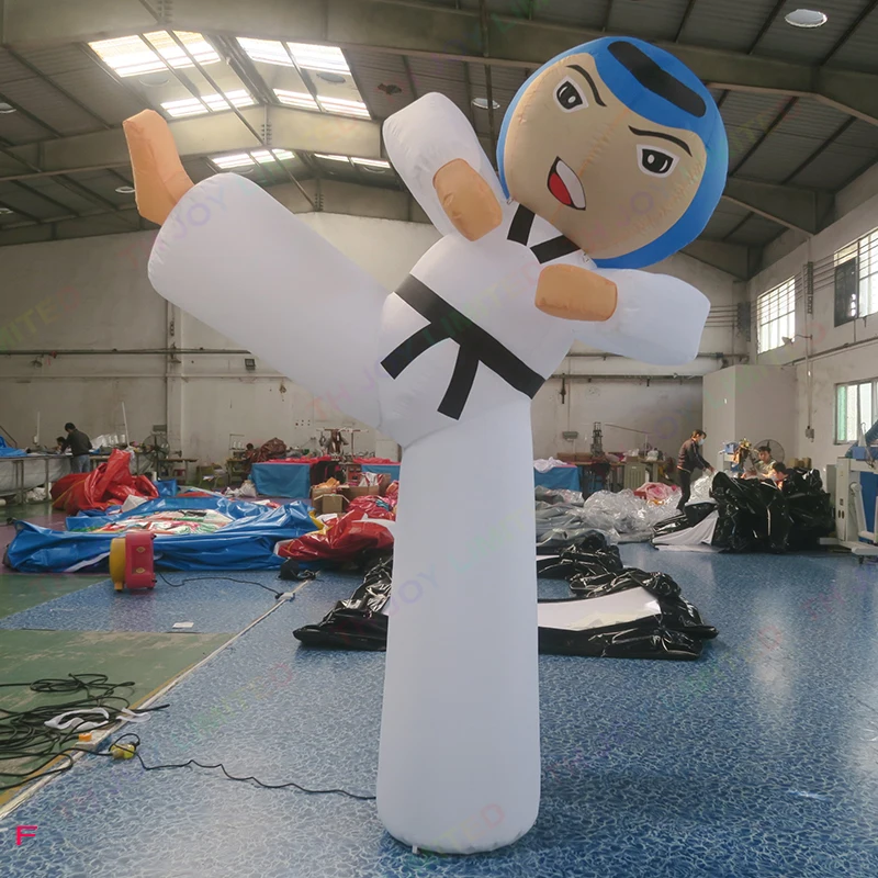 Customized Giant Advertising Character Inflatable Karate Man Inflatable ...