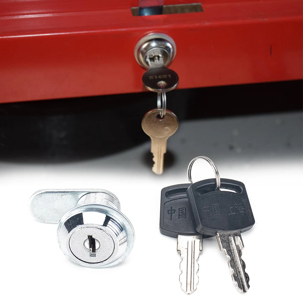 15MM Drawer & Cabinet Lock Cam Locks with 1 1/4" Cylinder for RV ...