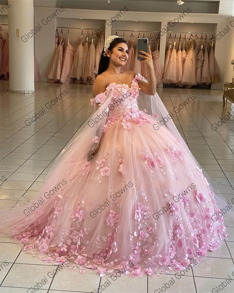 Pink Dresses For Quinceaneras
