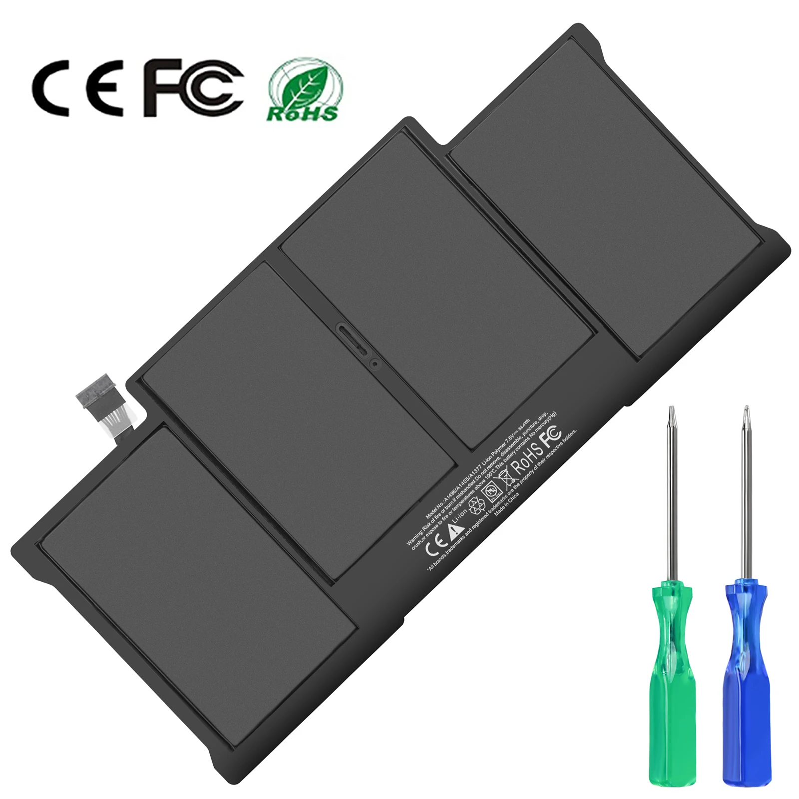 High Capacity Apple Laptop Battery A1377 A1405 A1496 For Macbook Air ...