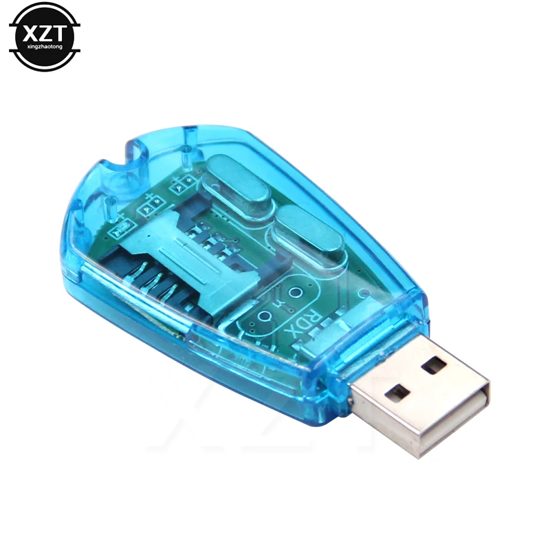 Blue-USB-jack-SIM-Card-Reader-USB-Sim-Card-Reader-Writer-Copy-Cloner ...
