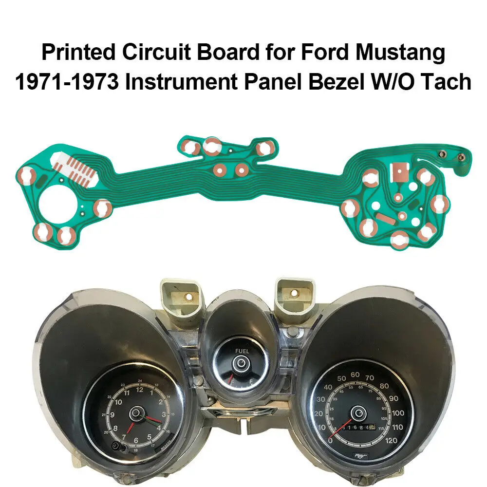 Printed-Circuit-Board-for-Ford-Mustang-1971-1973-Instrument-Panel-Bezel ...