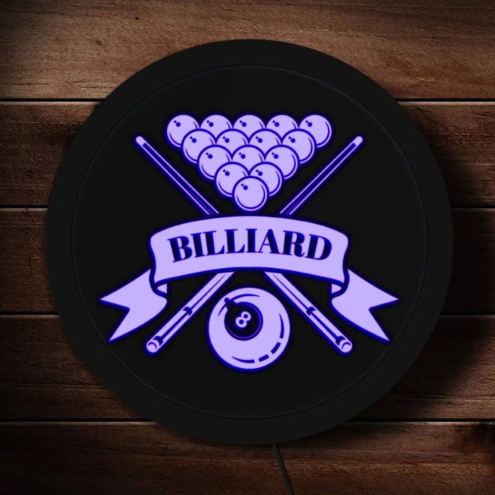 Purple Pool Table Logos