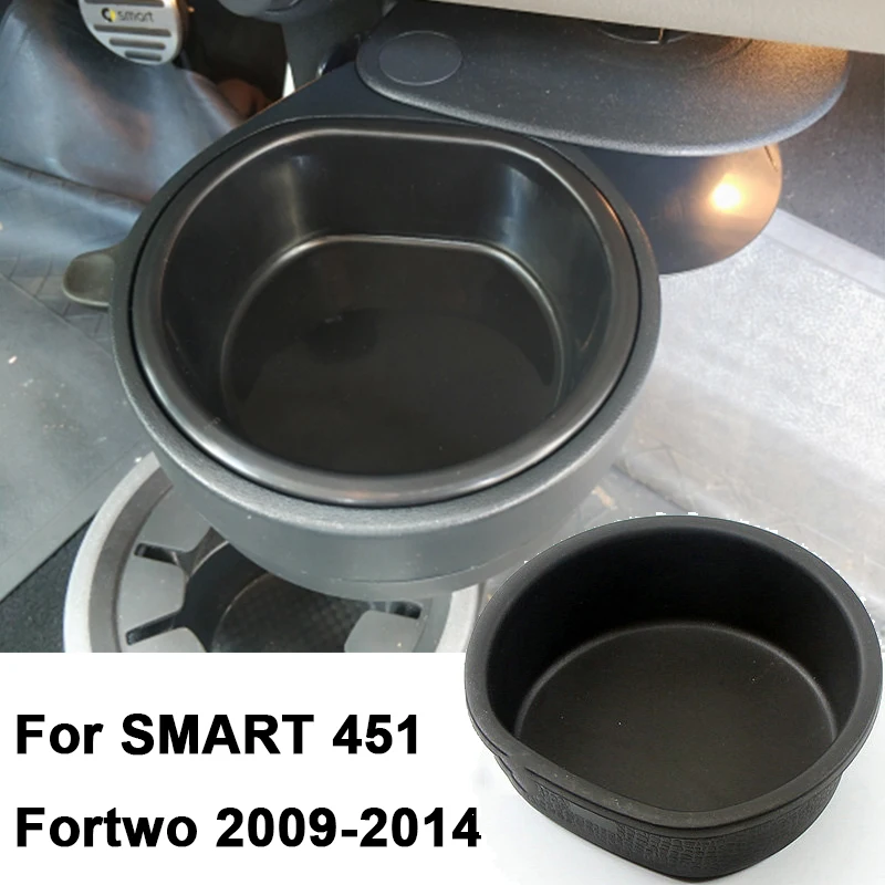 For Smart Fortwo 451 2009-2014 Car Storage Box Organizer Ashtray Change ...