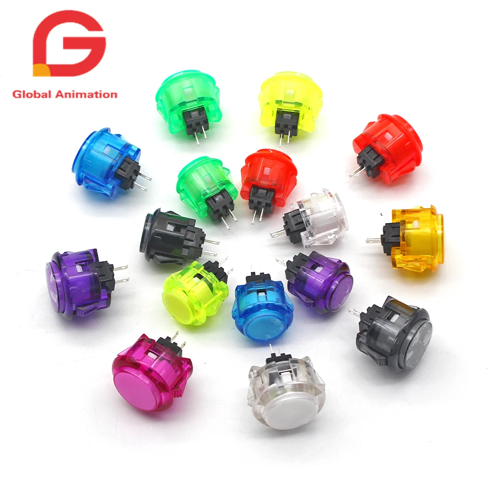 Sanwa Transparent Button | Led Arcade Button | Sanwa Button 30mm | Push ...