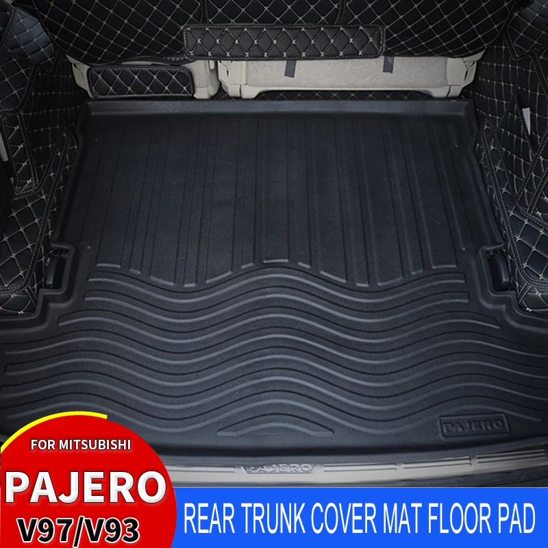 For-Mitsubishi-Pajero-Trunk-Mat-V97-V93-Car-Rear-Trunk-Cover-Mat-Floor ...