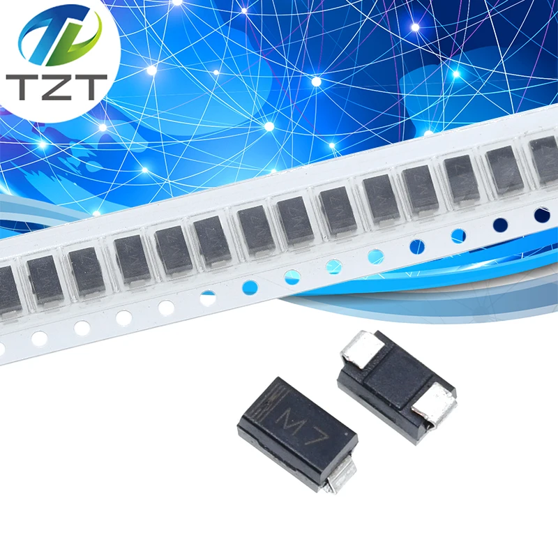 100pcs-SMD-1N4007-IN4007-Rectifier-Diode-1A-1000V-M7-IN4007-1N4007-4007 ...