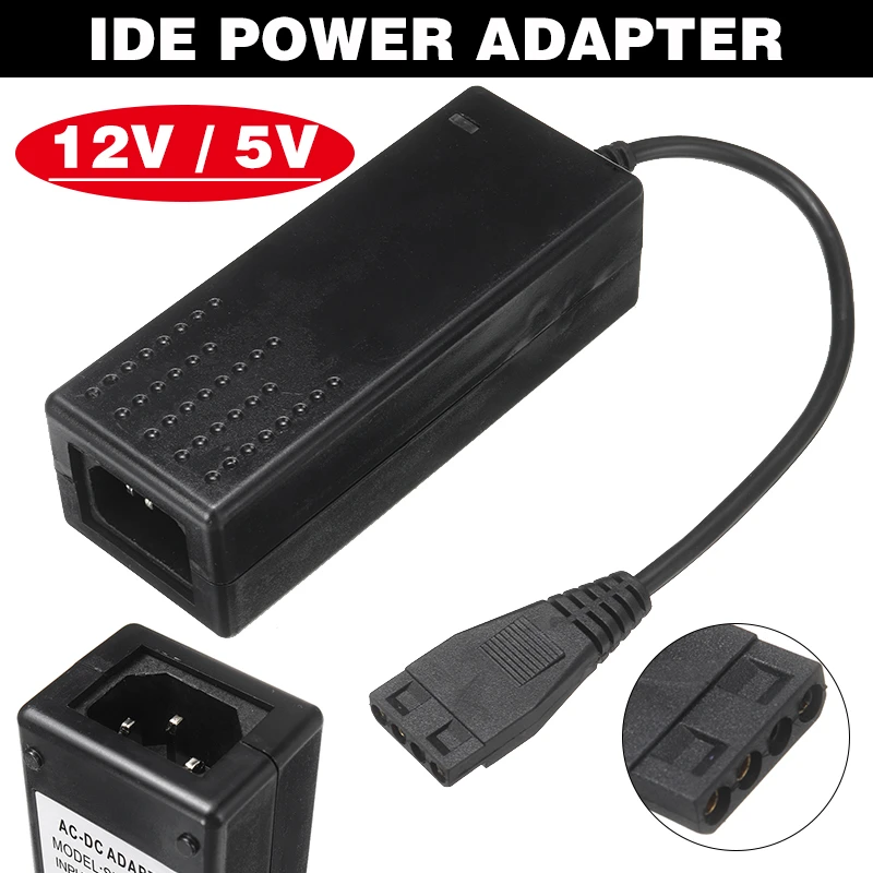 External 5v/12v Ac Powerful Adapter Usb To Ide+sata Power Supply ...