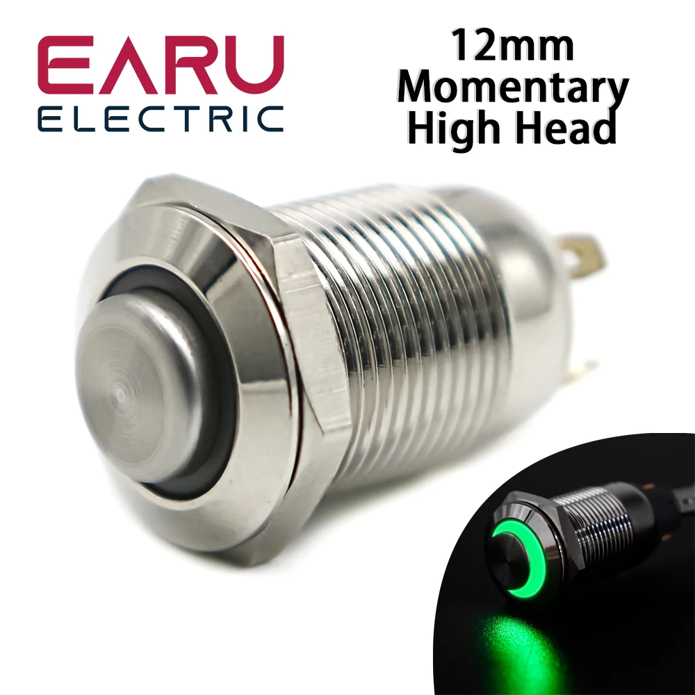 12mm-High-Round-Waterproof-Momentary-Stainless-Steel-Metal-Push-Button ...